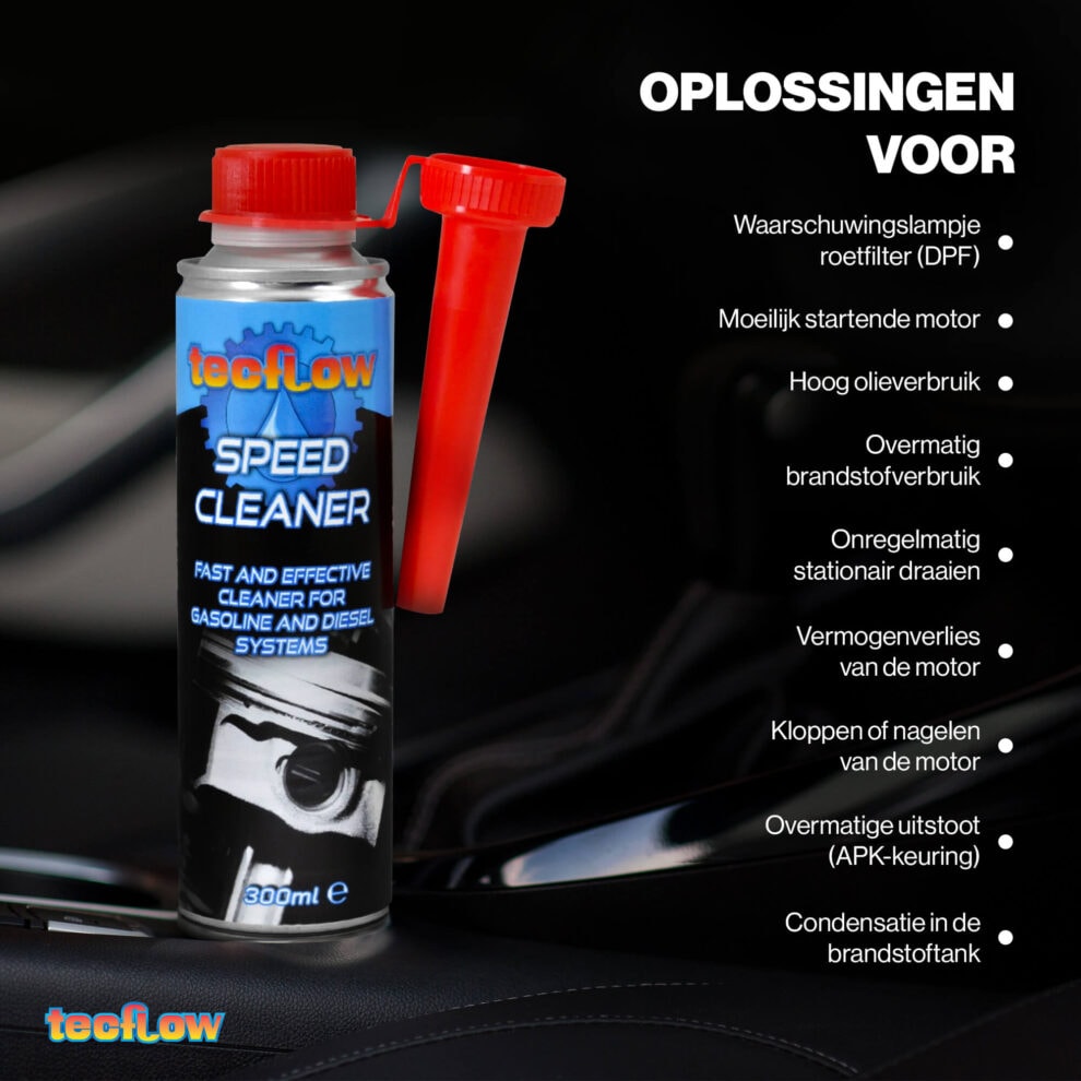 Speed Cleaner de krachtige brandstofsysteemreiniger - Tecflow